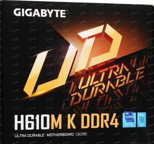 Материнская плата gigabyte H610M K DDR4