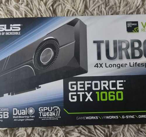 Видеокарта Asus gtx 1060 6gb