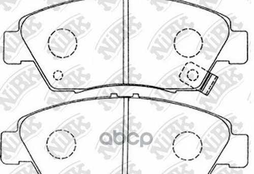 Колодки тормозные дисковые honda airwave 1.5 20
