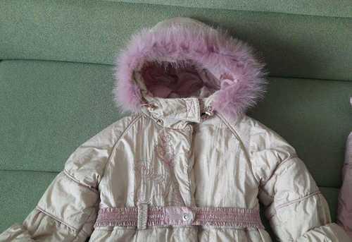 Зимний костюм для девочки 104-110