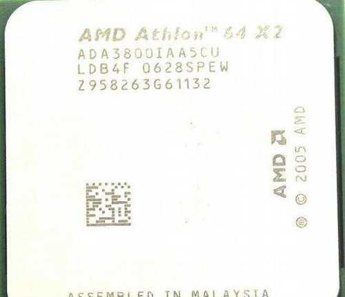 Процессор AMD Athlon64 3800+ X2 (S-AM2 512Kx2/1000
