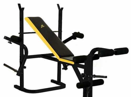 Силовая скамья со стойками DFC D002