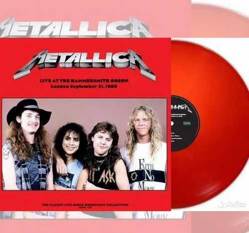 Metallica Live AT The Hammersmith 1986 Red LP