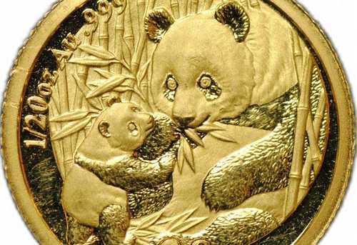 Золотая Монета 20 юаней 2005 Панда Китай