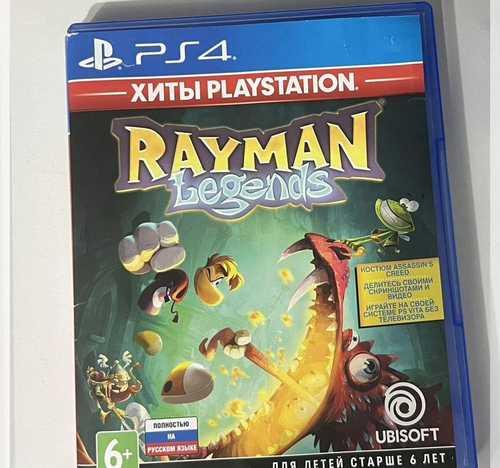 Диск на ps4 Rayman legends