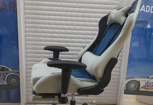 Игровое компьютерное кресло из ткани / Новика 2024