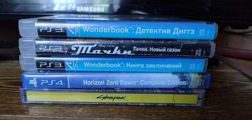 Игры ps3/Horizon zero dawn ps4/Steelbook Cyberpunk