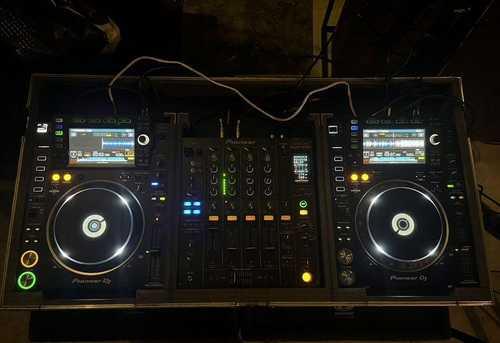 Dj комплект Pioneer djm800+2 x cdj2000 nexus/nxs2