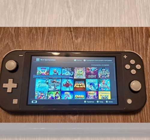 Nintendo switch lite прошитая 256 gb