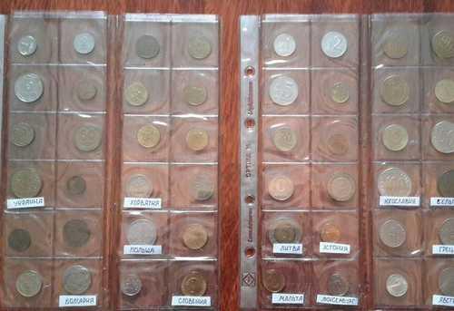 Коллекция иностранных монет 278 шт