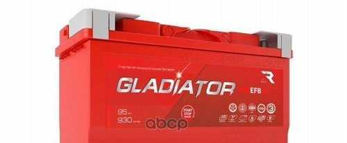 Аккумулятор gladiator EFB 95 Ah, 930 A, 353x175
