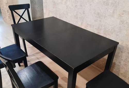 Кухонный стол и 4 стула IKEA