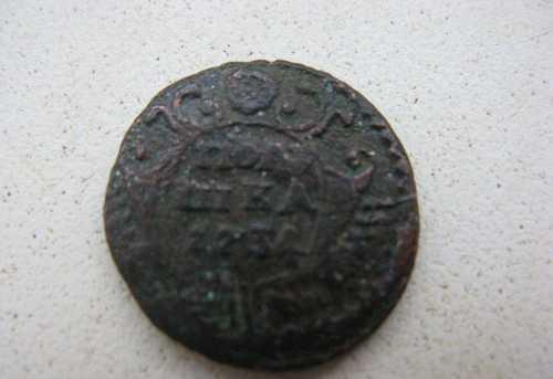 Монета полушка Анна 1 Иоановна 1737 медь