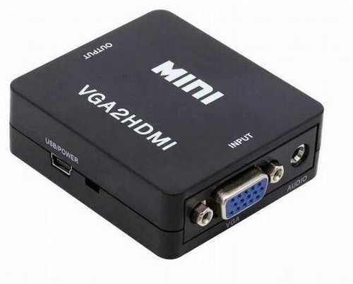 Переходник конвертер с VGA на hdmi. VGA2hdmi