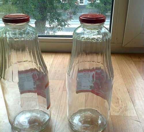 Бутылка стекло 1 литр пробка винт