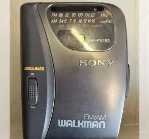 Кассетный плеер sony walkman fx153