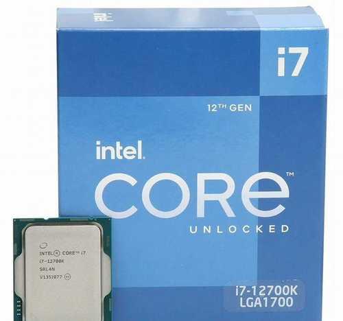 Новый процессор Intel core i7 12700k на гарантии