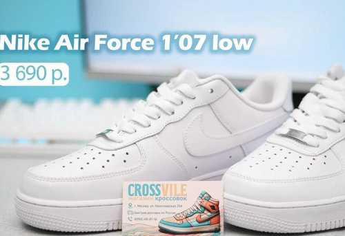 Кроссовки Nike air Force 1'07 low белые
