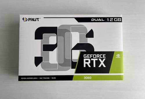Видеокарта Palit RTX 3060 Dual новая, гарантия