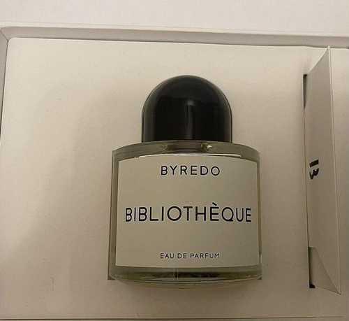 Духи byredo bibliotheque