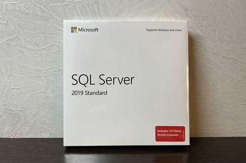 Windows Server SQL 2019 коробка