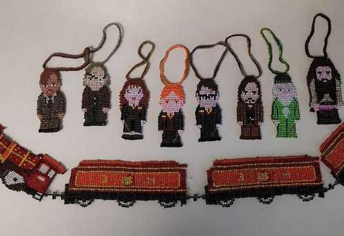 Елочные игрушки из бисера по Гарри Поттеру