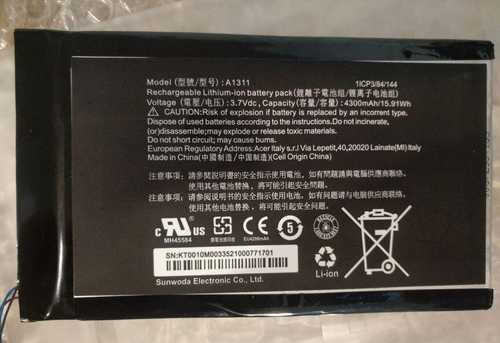 Аккумулятор Acer Iconia tab A1-830(A1311)