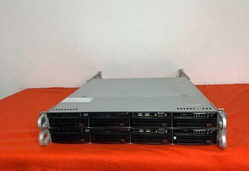 Сервер Supermicro Xeon X5670/8гб/4х500гб -2 штуки