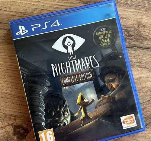 Маленькие кошмары PS 4 Little nightmares диск