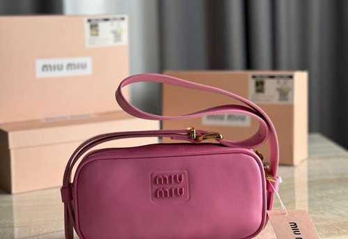 Новая женская сумка Miu Miu розовая
