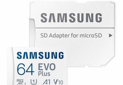 Карта памяти Samsung 64Gb Evo Plus