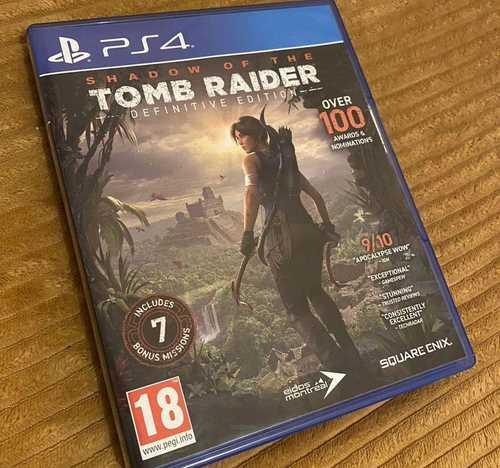 Shadow of the tomb raider definitive edition ps4