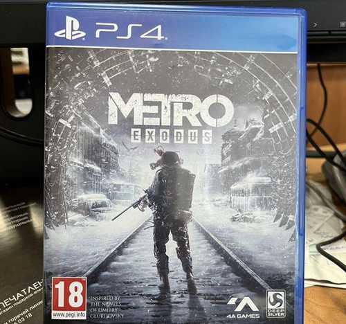 Игра для ps4 Metro Exodus