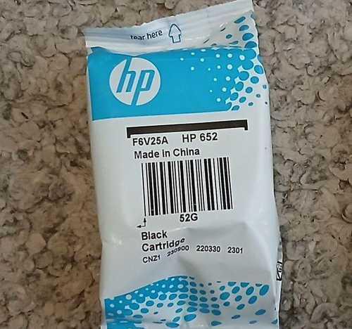 Картридж HP 650 черный