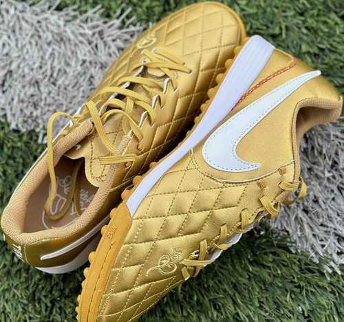 Сороконожки Nike Tiempo Legend gold