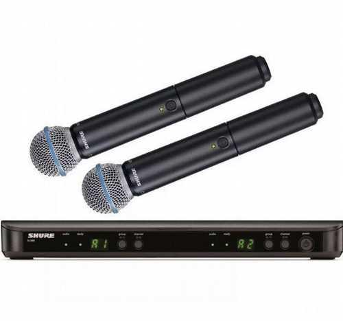 Радиомикрофоны Shure blx288 beta 58