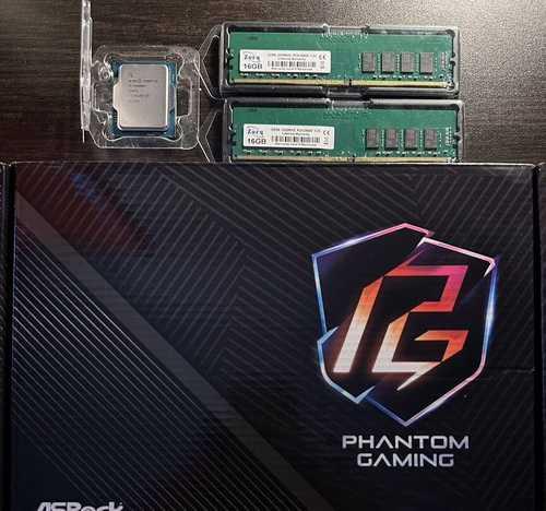 Комплект 14600KF OEM / B760M DDR4 / 32G D4 32