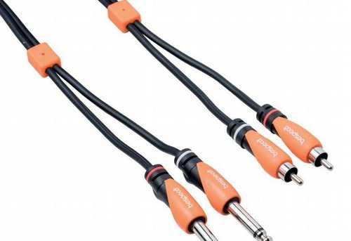 Кабель межблочный 2Jack-2RCA Bespeco SLY2JR300 3 m