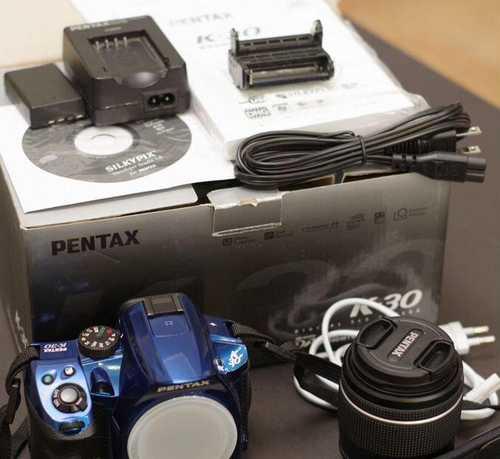 Фотоаппарат pentax k30 с объективом 18-55