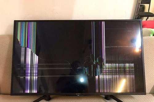 Телевизор Sony KDL-43WF665 разбита матрица