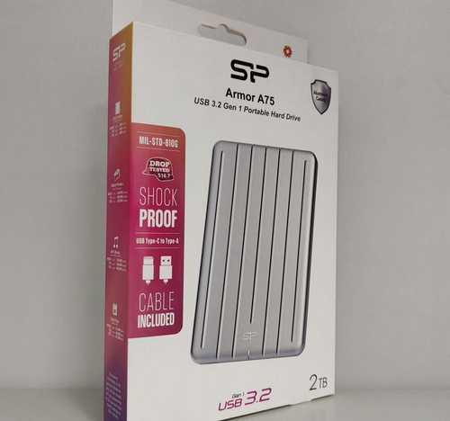 2TB HDD Silicon Power Armor A75 / Новый