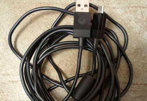 USB зарядный кабель x box Sony PS 3 метра