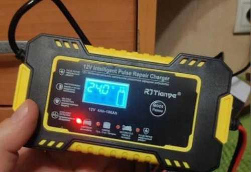 Зарядное устройство для акб RJ Tianye 12V6A Yellow
