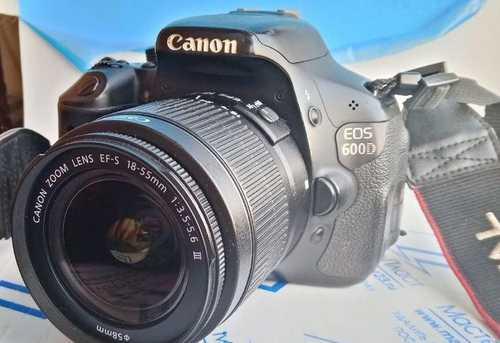 Canon EOS 600d полный комплект