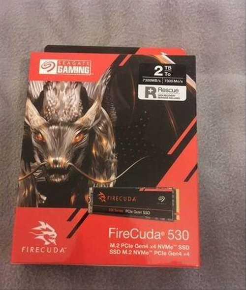 SSD Seagate FireCuda 530 2TB + радиатор PS5