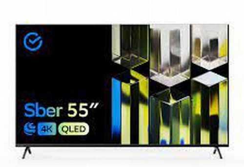 Телевизор Sber qled SDX-55UQ5230T, 55", 4K, новый