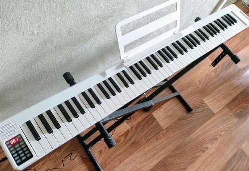 Цифровое фортепиано пианино складное 88 клавиш