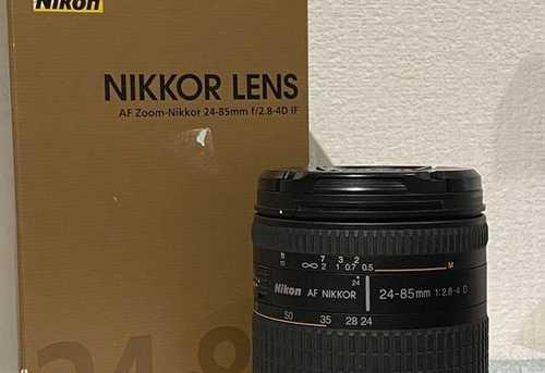 Nikon 24-85 2.8-4D. (Nikkor 24-85)