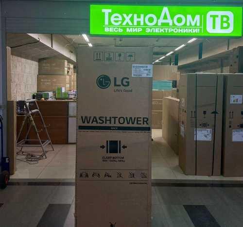 Стирально-сушильная машина LG W1S1cvkk2HM WashTowe