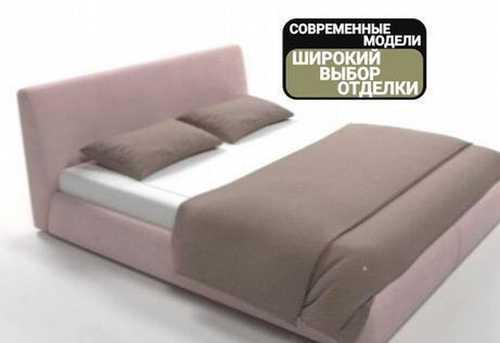 Дизайнерская кровать мягкая в стиле лофт